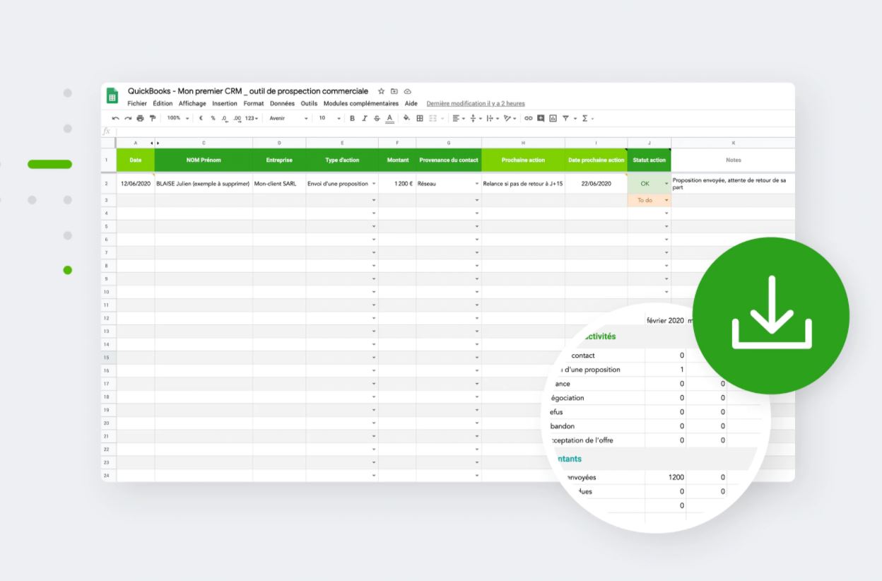 Modele T l charger Exemple Fichier Client Excel Gratuit
